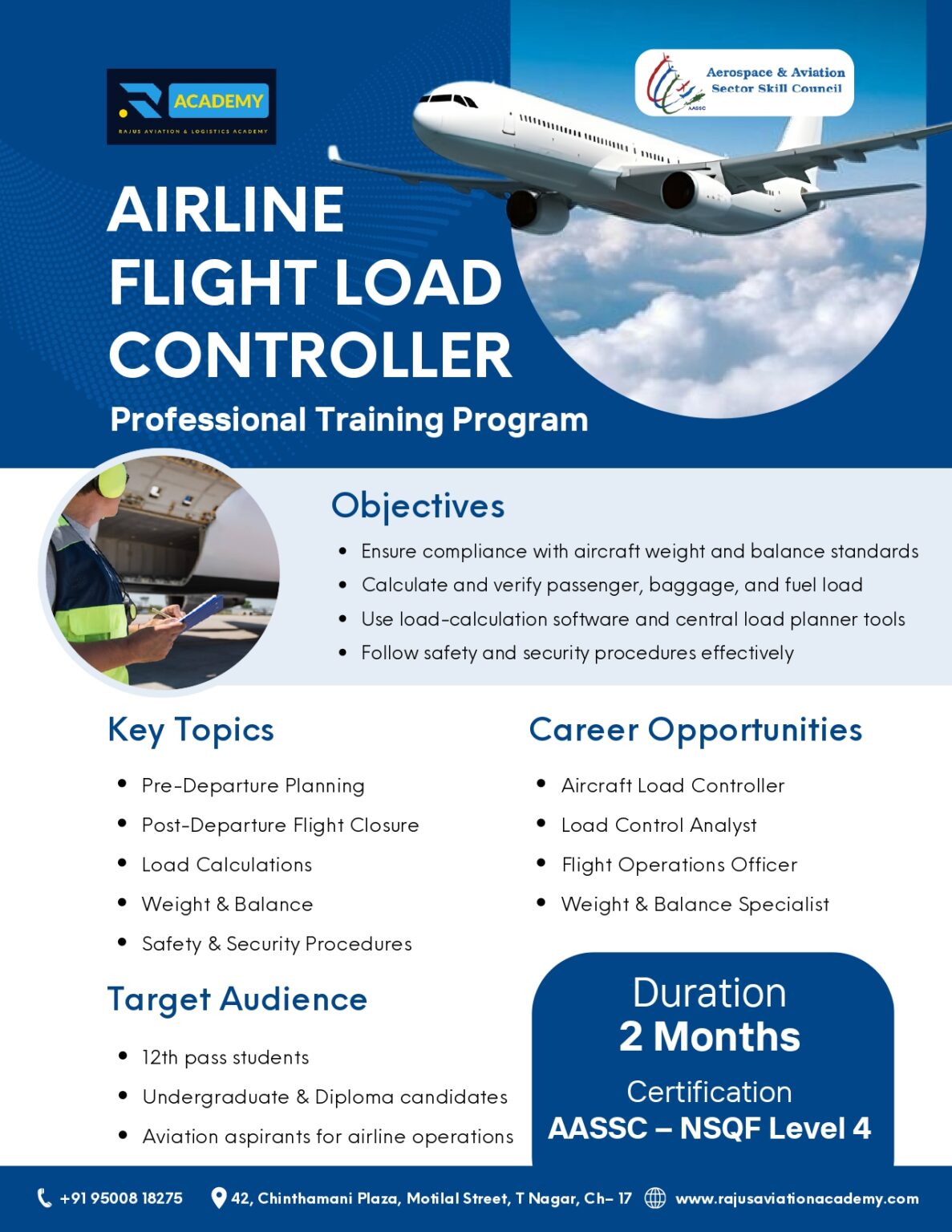 Airline Flight load controller – RajusaviationAcademy