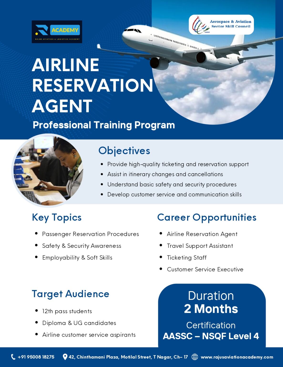 Airline Reservation Agent – RajusaviationAcademy