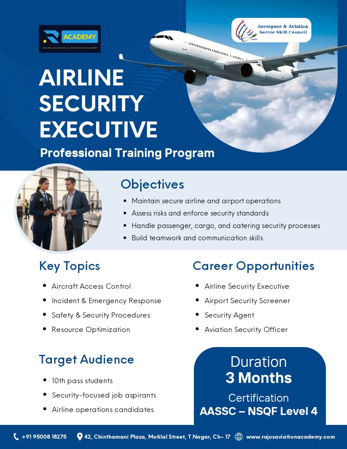Airline Security Executive – RajusaviationAcademy